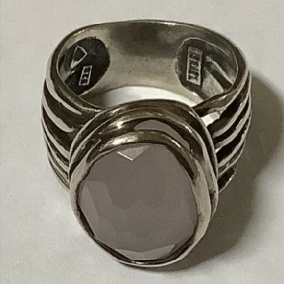 Silpada | Jewelry | Silpada Sterling Silver R851 Pink Rose Quartzwide ...